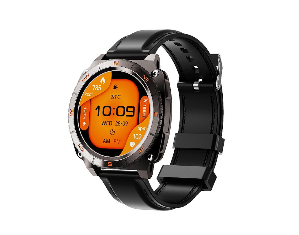 Smart watch Moxom MX-WH22 crni (silikonska narukvica) (MS)