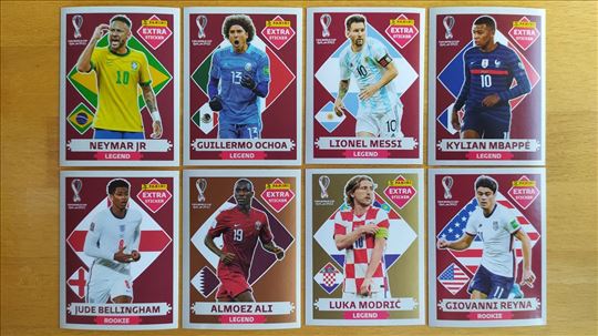 Qatar Extra stickers - Neymar Messi Modric slicice