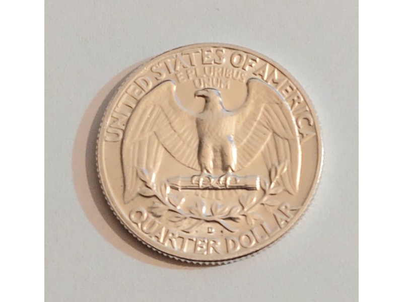 USA 25 cents 1964 Srebro XF++