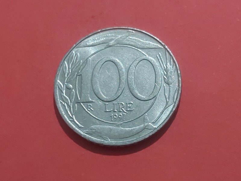 Italija - 100 lira 1997 god