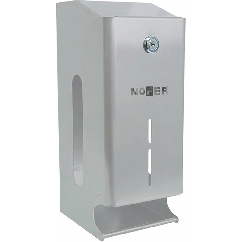 NOFER DUPLI DISPENZER WC PAPIRA INOX MAT 05101.S