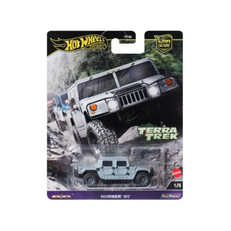 Hummer H1 Terra Trek series silver, 1:64