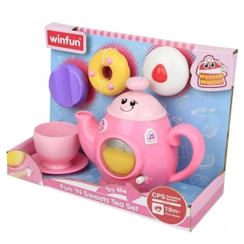 Win Fun Igračka Set za čaj, Roze