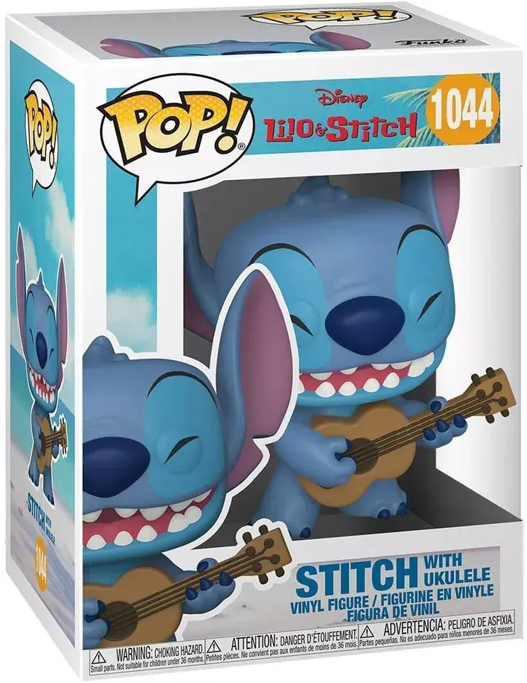 POP! Bobble Figura Lilo & Stitch Disnei Stitch sa Ukelele, plava