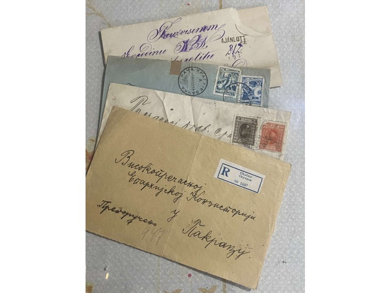 Cetiri koverta , 1871, 1927 - 1930-1953