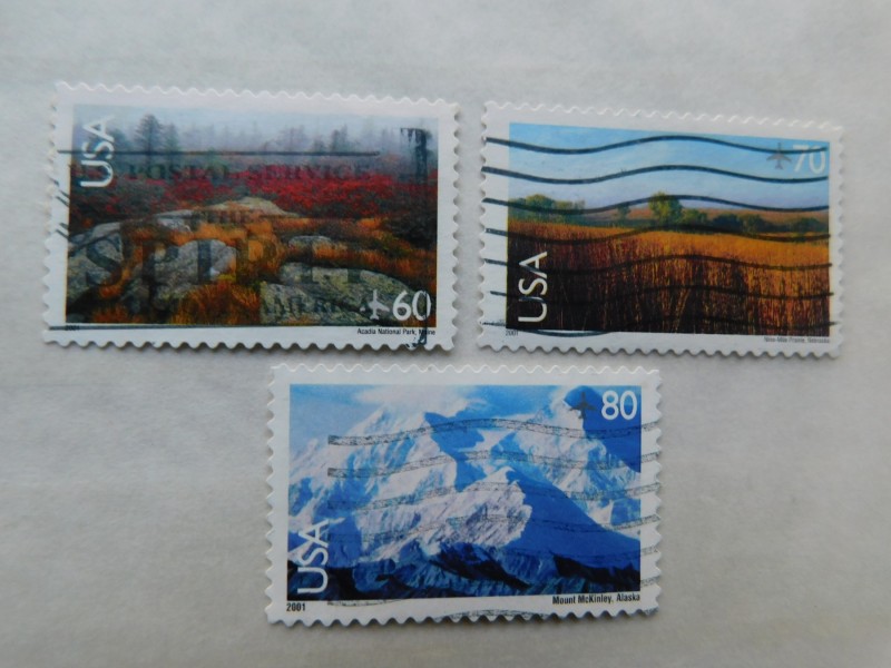 USA AIR MAIL 2001 KOMPLET SERIJA