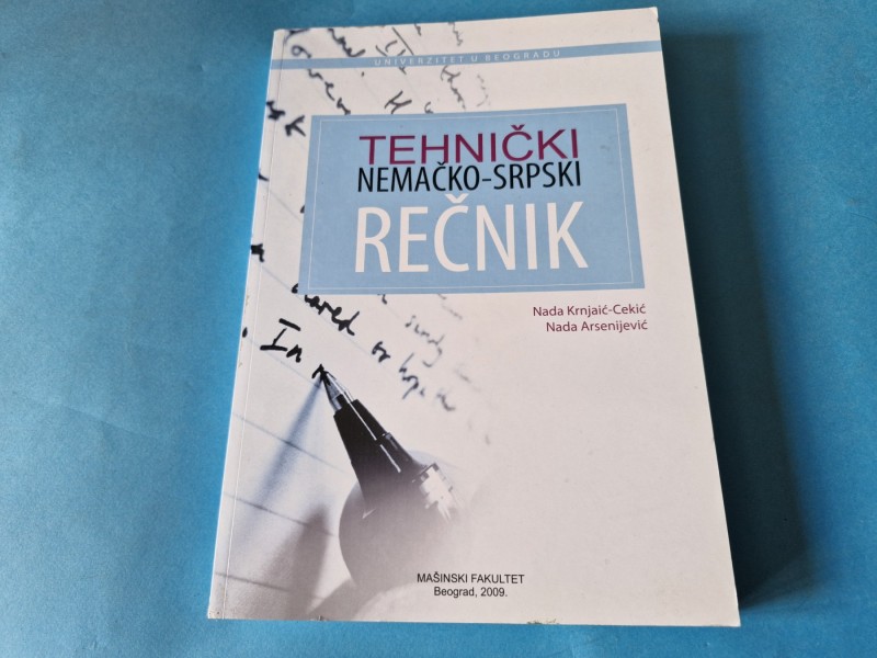 TEHNIČKI NEMAČKO - SRPSKI REČNIK