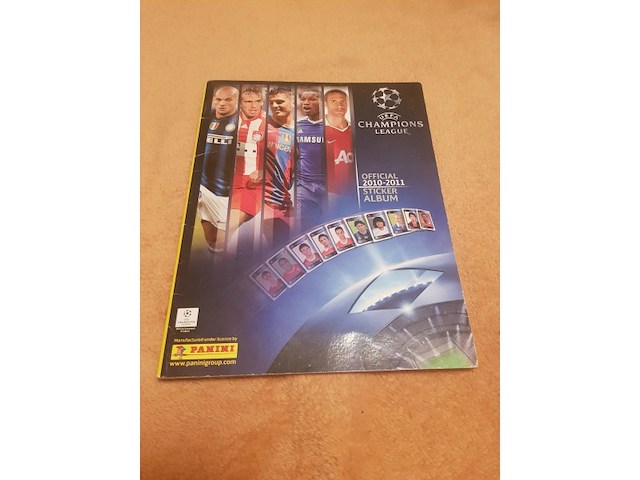 Pun album - Champions League 2010-2011 (Panini)