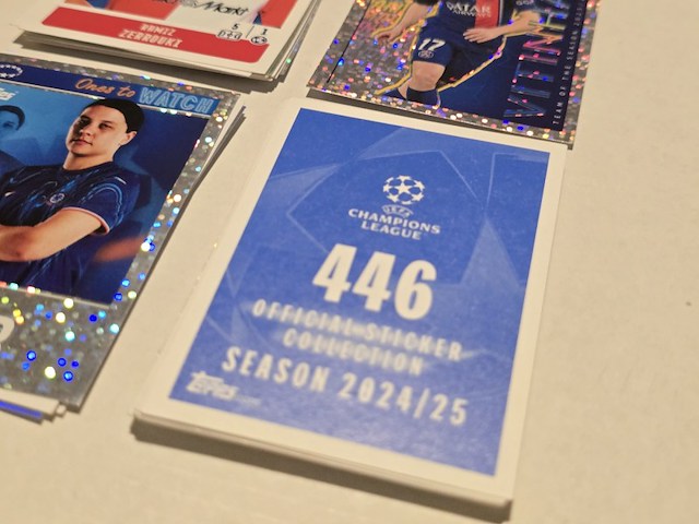 Sličice Liga šampiona 2024/2025 Topps na komad