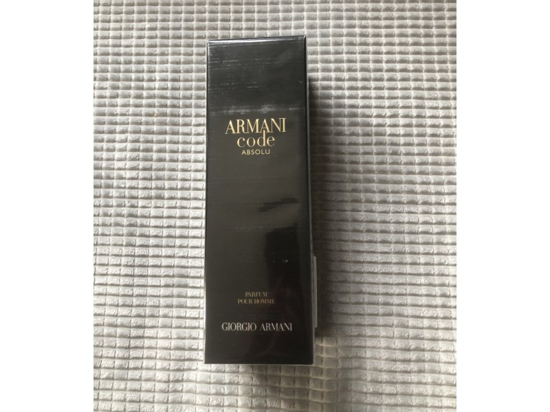 Parfem Armani code absolu