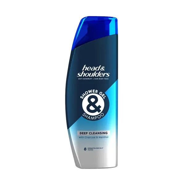HEAD&SHOULDERS Šampon i gel za tuširanje za muškarce Deep cleansing, 360ml