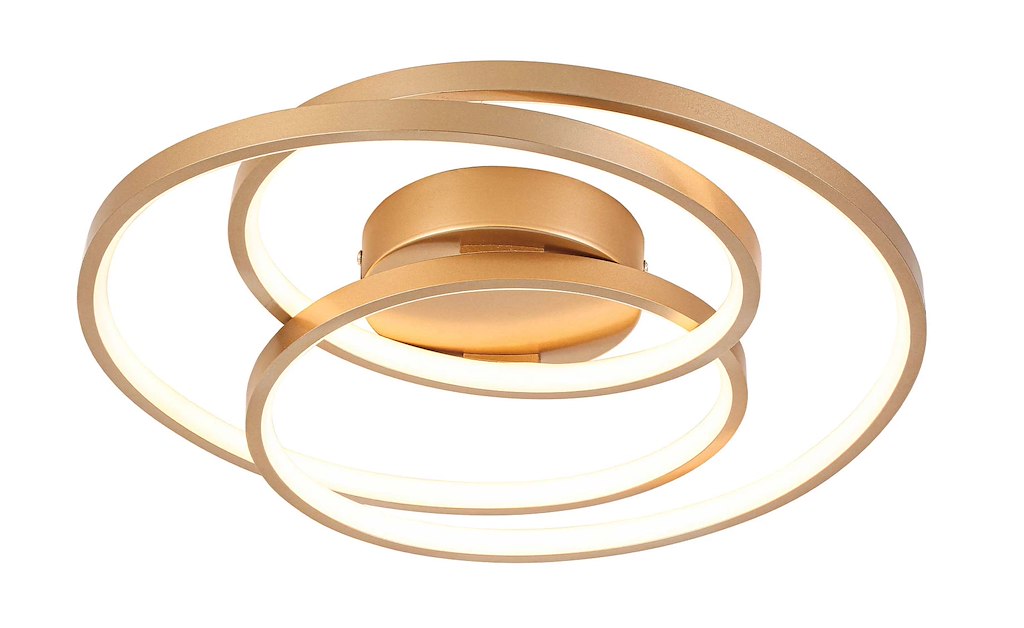 Stropna lampa Olivia LED zlatna