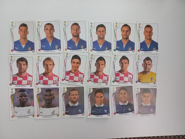 Panini FIFA 2014 Brazil 18 sličica