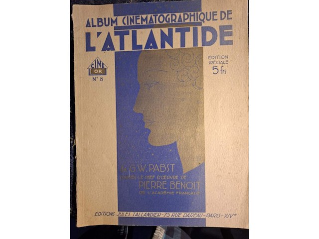 Pabst - Album L`atlantide, Paris, 19??