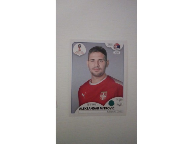 Panini FIFA 2018 Russia sličica broj 418