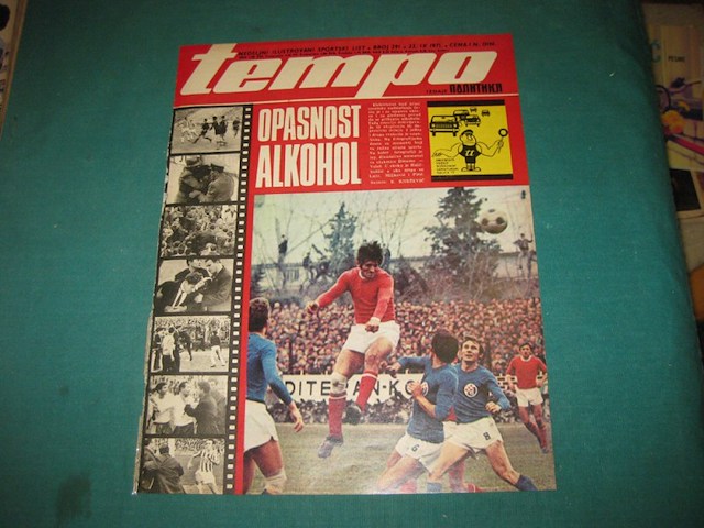 Tempo br.291 (1971) Nedeljni ilustrovani sportski list