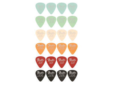 Fender PRIBOR Dura-Tone 351 Picks 24 Mix