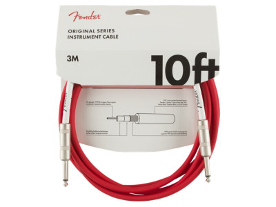 Fender PRIBOR Original 10 Instrument Cable Fiesta Red