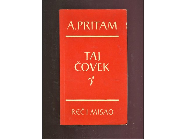Amrita Pritam - Taj čovek