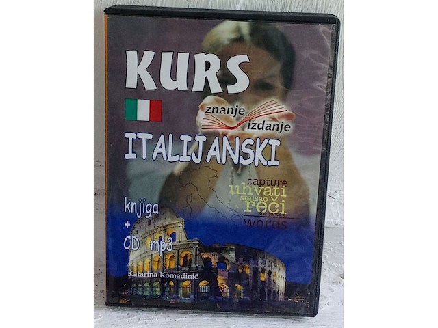 ITALIJANSKI JEZIK AUDIO KURS, KNJIGA + CD