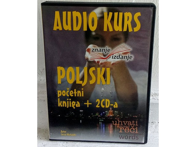 POLJSKI JEZIK AUDIO KURS, KNJIGA + 2 x CD