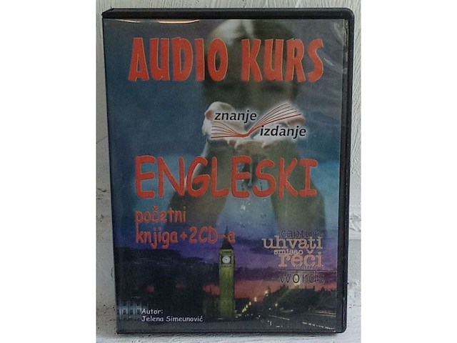 ENGLESKI JEZIK AUDIO KURS, KNJIGA + 2 x CD