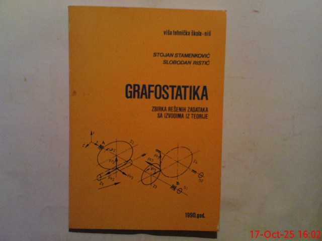 GRAFOSTATIKA - ZBIRKA RESENIH ZADATAKA SA IZVODOM IZ TE