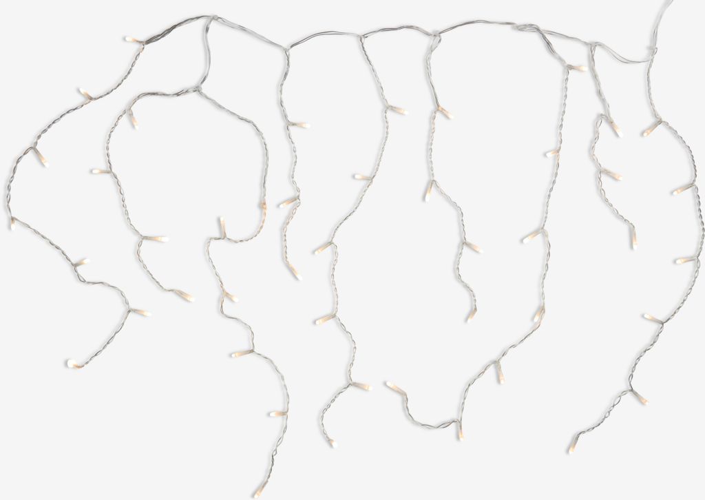 Lampice za spoljašnji prostor SNOTRA leden. 240LED i tajm.