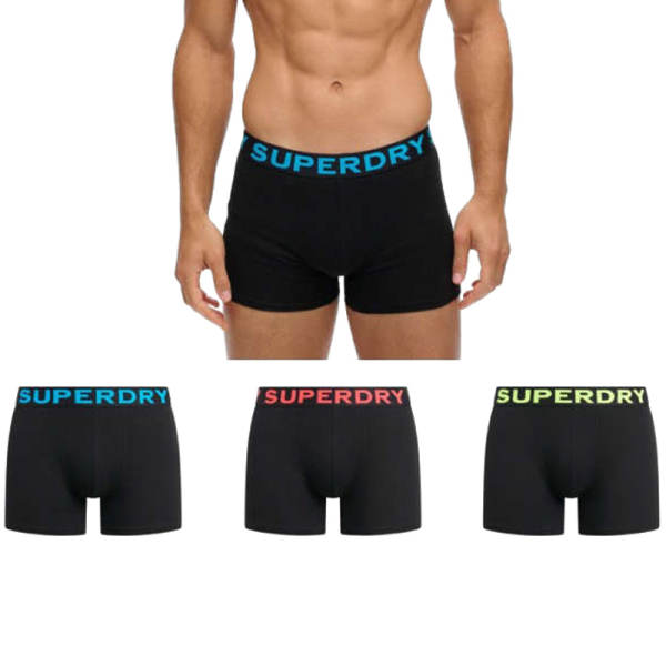 SUPERDRY DONJI VEŠ BOXER TRIPLE PACK ZA MUŠKARCE