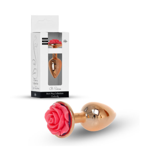 Plug jewellery gold plug – rose pink