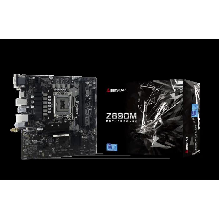 Matična ploča 1700 Biostar Z690MX2-E D4 VGAHDMI/DVI/M.2