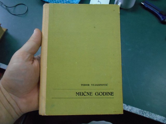 Todor Vujasinović - Mučne godine