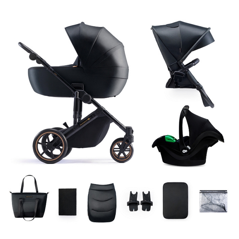 Kinderkraft Prime 2 kolica 3u1 Venezian Black