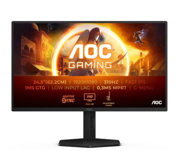 AOC - 24.5 inča 25G4SXU FHD 1920x1080 Fast IPS 310 Hz gaming monitor