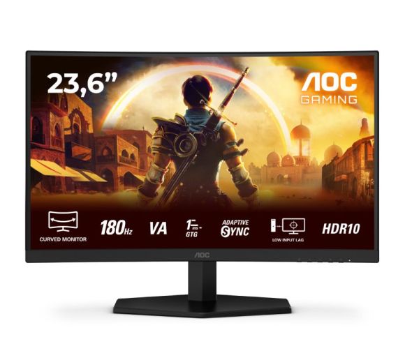 AOC - 23.6 inča C24G42E FHD 1920x1080 VA 180 Hz zakrivljeni gaming monitor