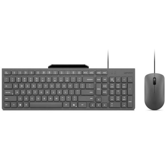 Lenovo - Tastatura+miš LENOVO 310 žicni set/USB-A Combo/US/crna