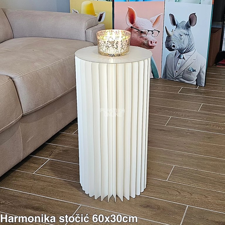 Harmonika stočić 60×30