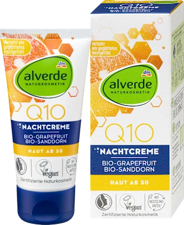 alverde NATURKOSMETIK
Q10 noćna krema, 50 ml