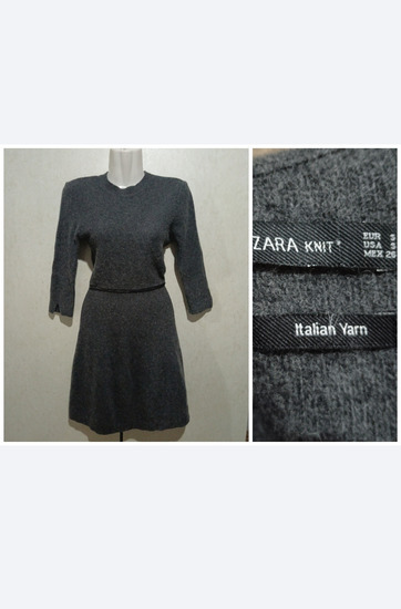 Zara Knit Italian Yarn haljina    XS