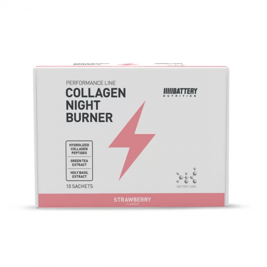 BATTERY COLLAGEN NIGHT BURNER, 10 kesica, Strawberry