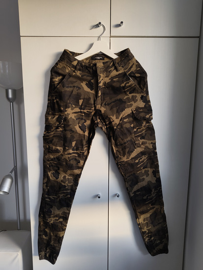 AMERICAN BAZI, Camo Pantalone, Rastegljive, S