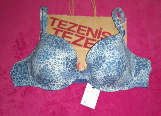 Tezenis plavi animal print 90B/85C pamuk NOVO!%