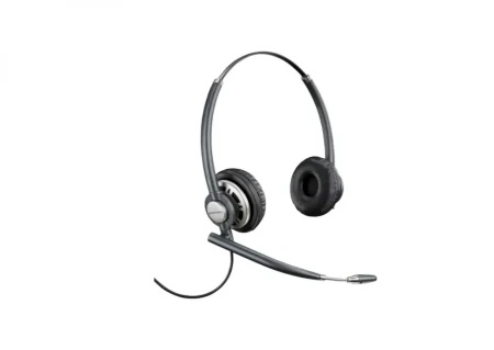 HP Poly EncorePro 720 Binaural Headset +Quick Disconnect, Black, 2yw, 8R707AA