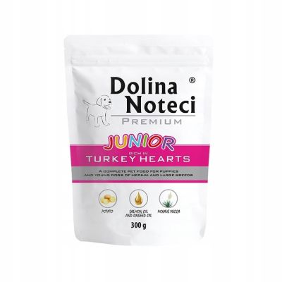 Dolina Noteci Premium Dog Junior Ćureća Srca 300g