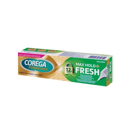 COREGA Power Max FRESH krema za Pričvršćivanje Zubnih Proteza sa Ukusom Mente 40 g