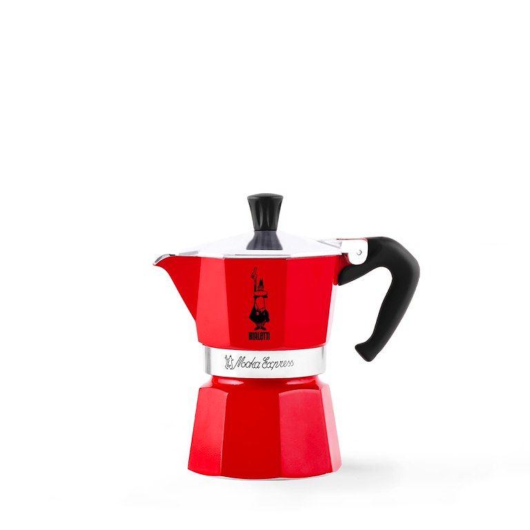 Bialetti Moka Express Red – 3/6 šoljica