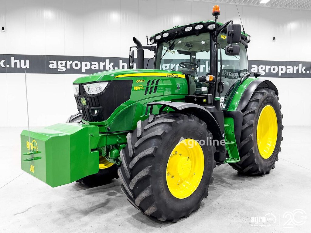 John Deere 6155R DirectDrive 50 km/h, TLS, cab susp., full RTK traktor točkaš