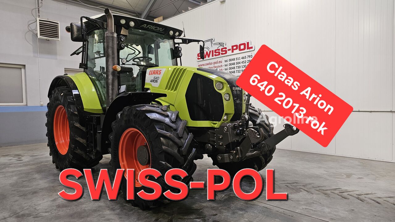 Claas Arion 640 traktor točkaš