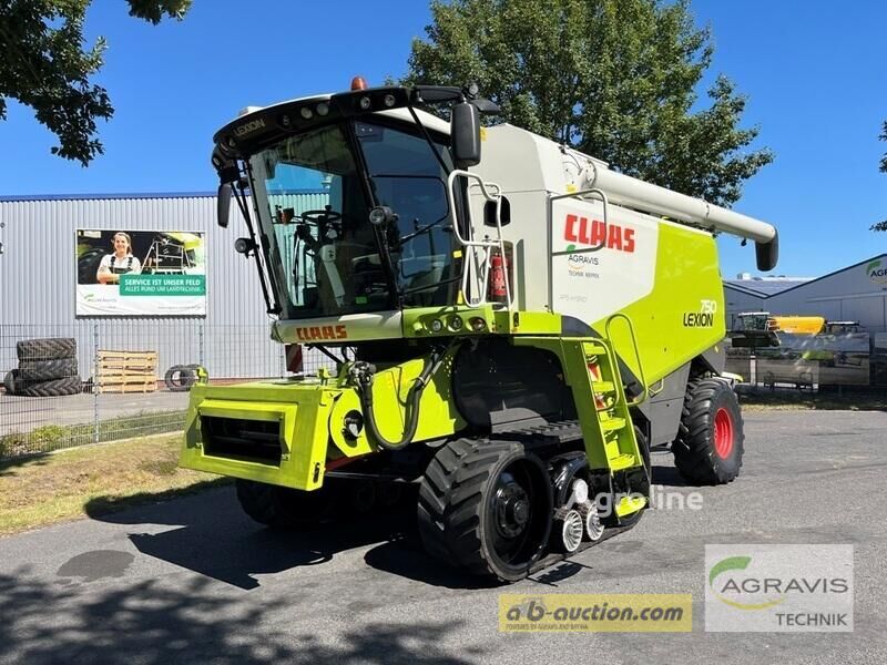Prodaje se Claas LEXION 750 TERRA TRAC + Claas C750 kombajn za žito na aukciji