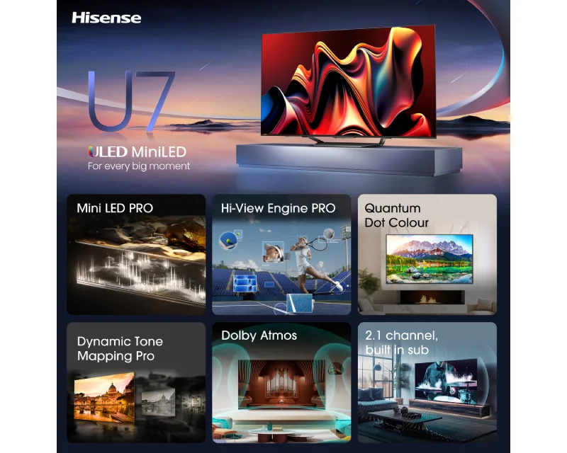 75 inča 75U7NQ ULED Mini-LED 4K UHD Smart TV
